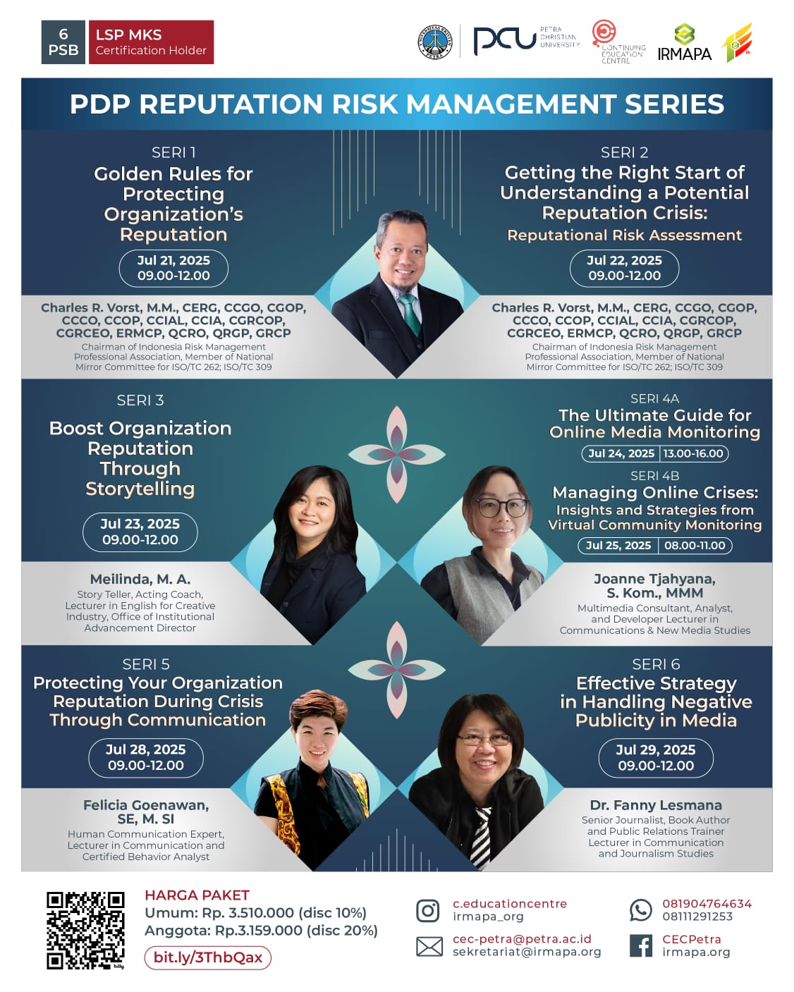 Professional Development Program (PDP) – Crisis Communication Management The Series – Indonesia ...